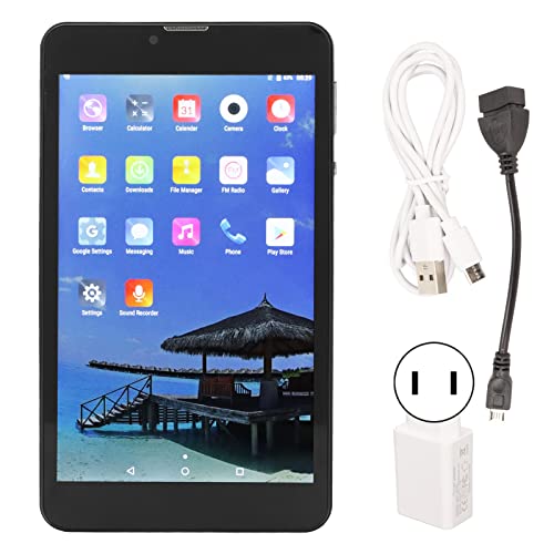 BROLEO Children Tablet, 2G 32G Memory Brightness Adjustable US Plug 100β240V 7in Tablet PC for Home (US Plug)