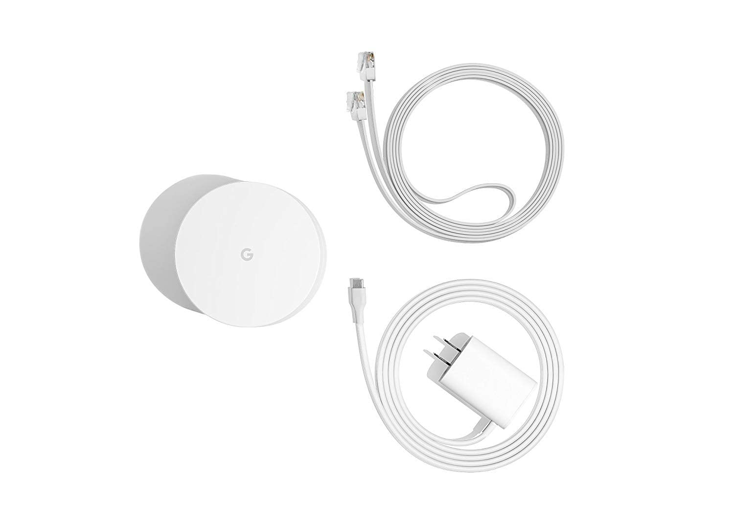 Google WiFi system, 3-Pack - Router Replacement for Whole Home Coverage (NLS-1304-25),White
