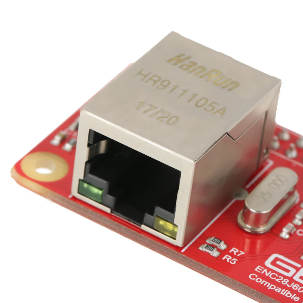 Bewinner ENC28J60 Ethernet LAN Network Adapter Module - Specially Design for Raspberry Pi Zero/W - Easy to Assemble, Easy to Setup - Allows for Raspberry Pi Zero to Access The Network Smoothly