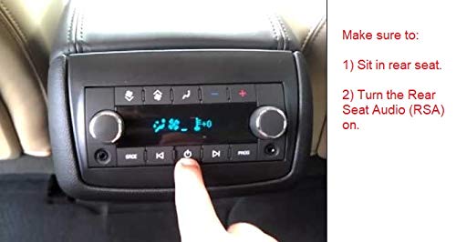 Wireless Headphones for Chevy Suburban Model Years 2003 2004 2005 2006 2007 2008 2009 2010 2011 2012 2013 2014 2015 2016 (2 Channel IR)