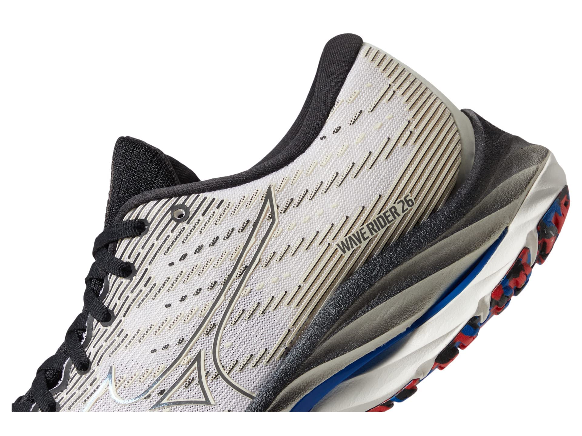 Mizuno Men's Wave Rider 26 | Neutral Running Shoe | Snow White | US 10