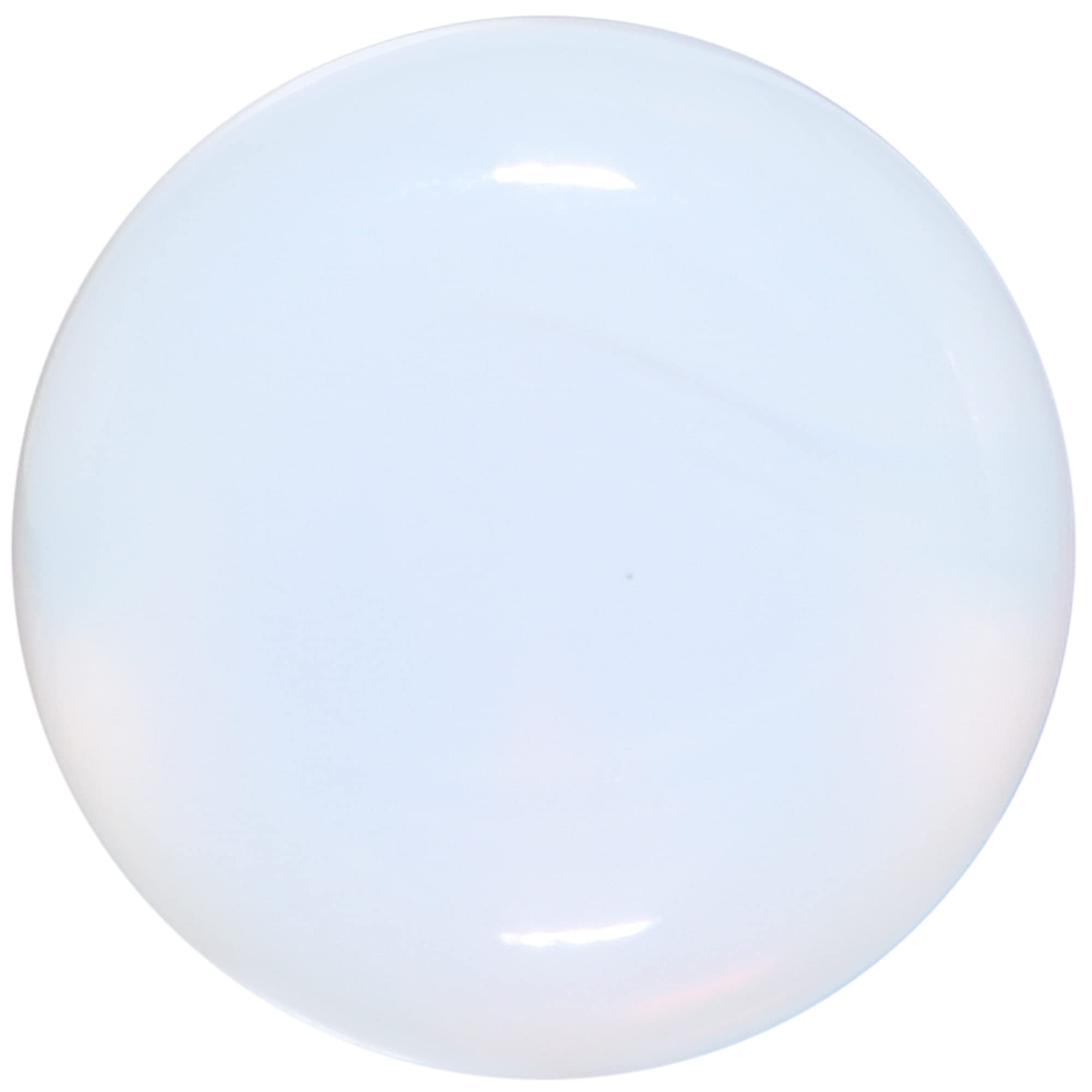 Body Candy 20mm Unisex 2Pc Stone White Opalite Double Flare Plug Ear Plug Gauges Set of 2