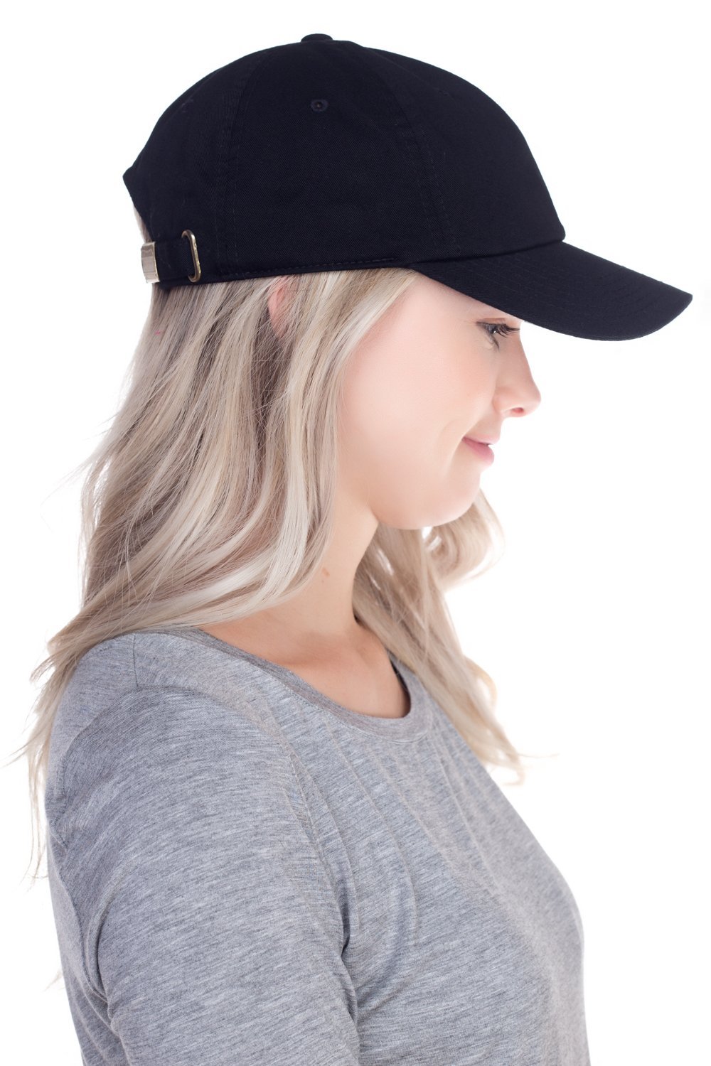 Baseball Cap for Men Women - Classic Dad Hat, BLK