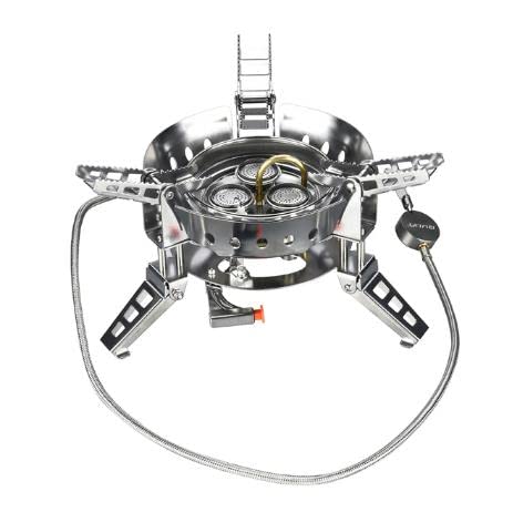 Bulin BL100-B17 Camping Gas Burners Windproof Remote Gas Stove Outdoor Fire Stove Windproof Stoves Outdoor Hiking Camping with Ignition Device Equipment