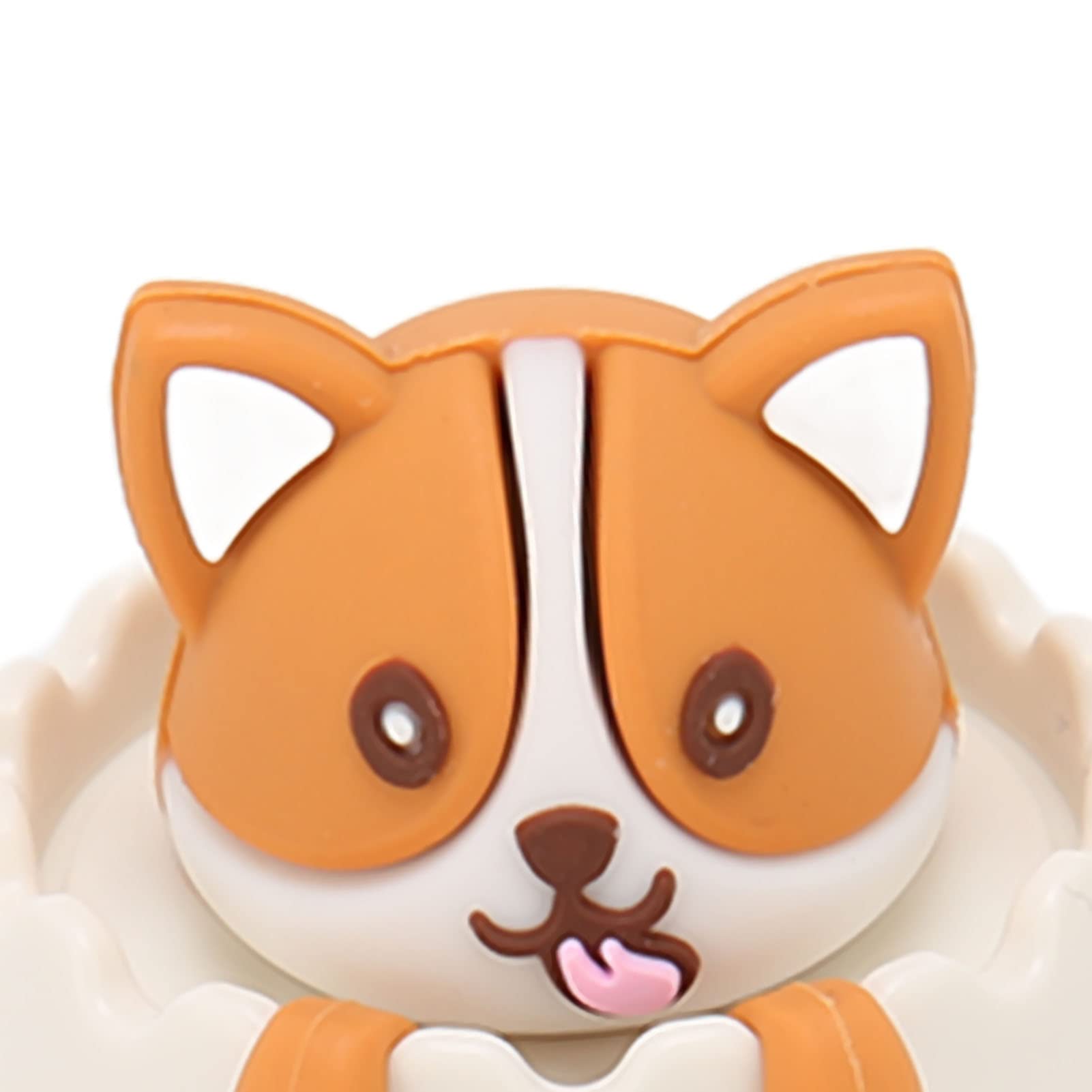 Cartoon Memory Stick, Cute Dog U Disk USB Interface AntiElectromagnetic Interference for Little Corgi + Ring Buckle 64GB
