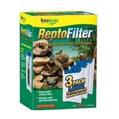 Pet Tetra ReptoFilter 125 GPH, 3-Pack, Large Cartridge, tetra pond filter. Repto filters Supply Store/Shop by Supply-Shop