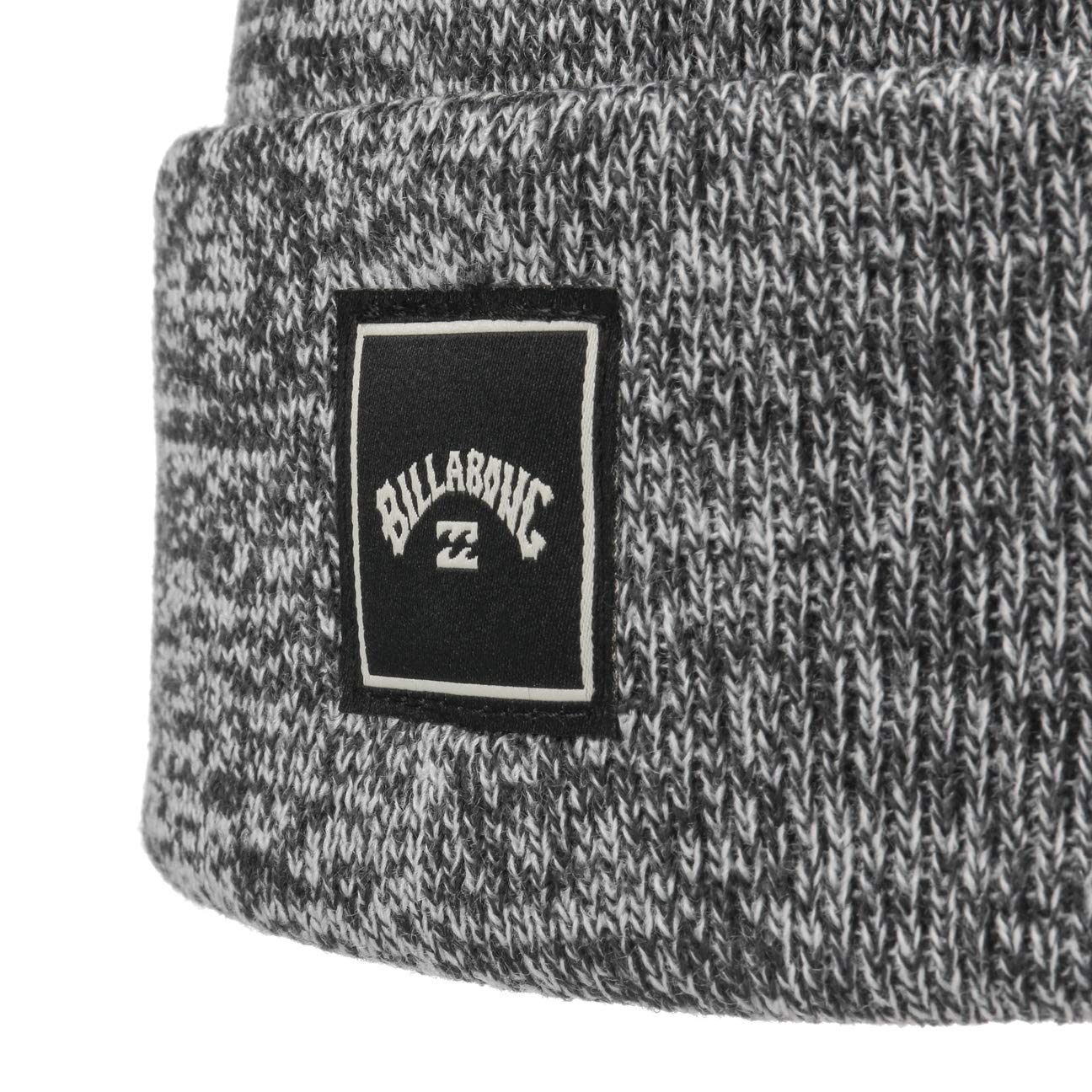 Billabong Knitted Cuff Beanie ~ Stacked Black Heather