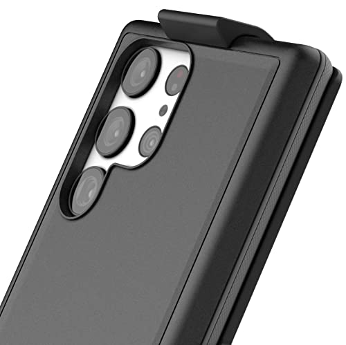 Encased Belt Case for Samsung Galaxy S23 Ultra with Holster Clip [Military Grade] 10Ft Shockproof Protection - Rebel Series (S23 Ultra 6.8-inch)