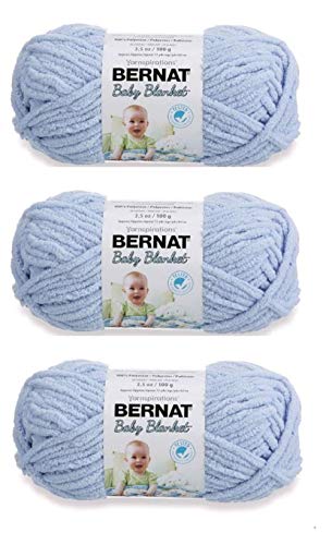 Bernat Baby Blanket Yarn (3-Pack) Baby Blue 161103-32023