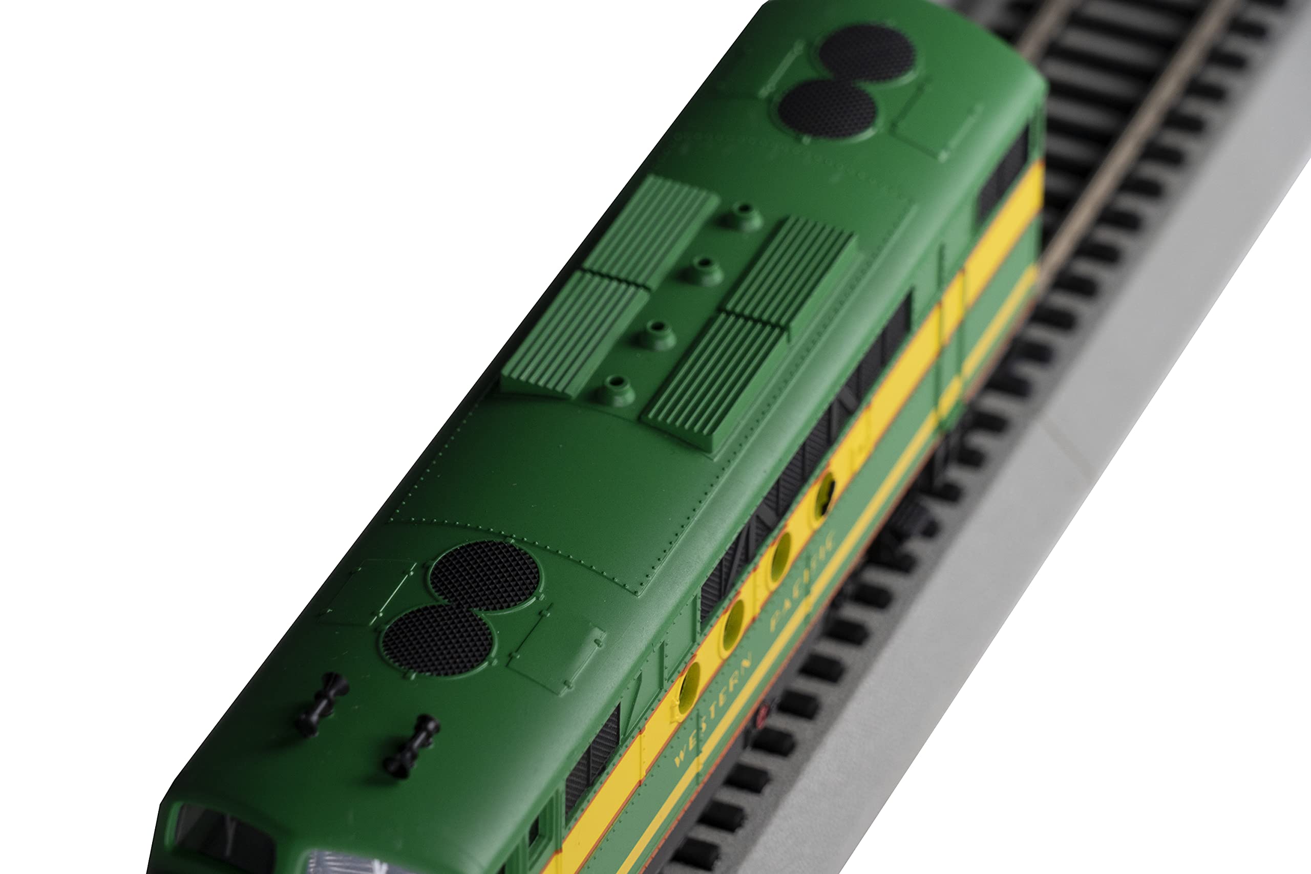 Bachmann Trains - FT - DCC WOWSOUND Sound Value-Equipped Locomotive - Western Pacific (Green & Yellow) - HO Scale,68915