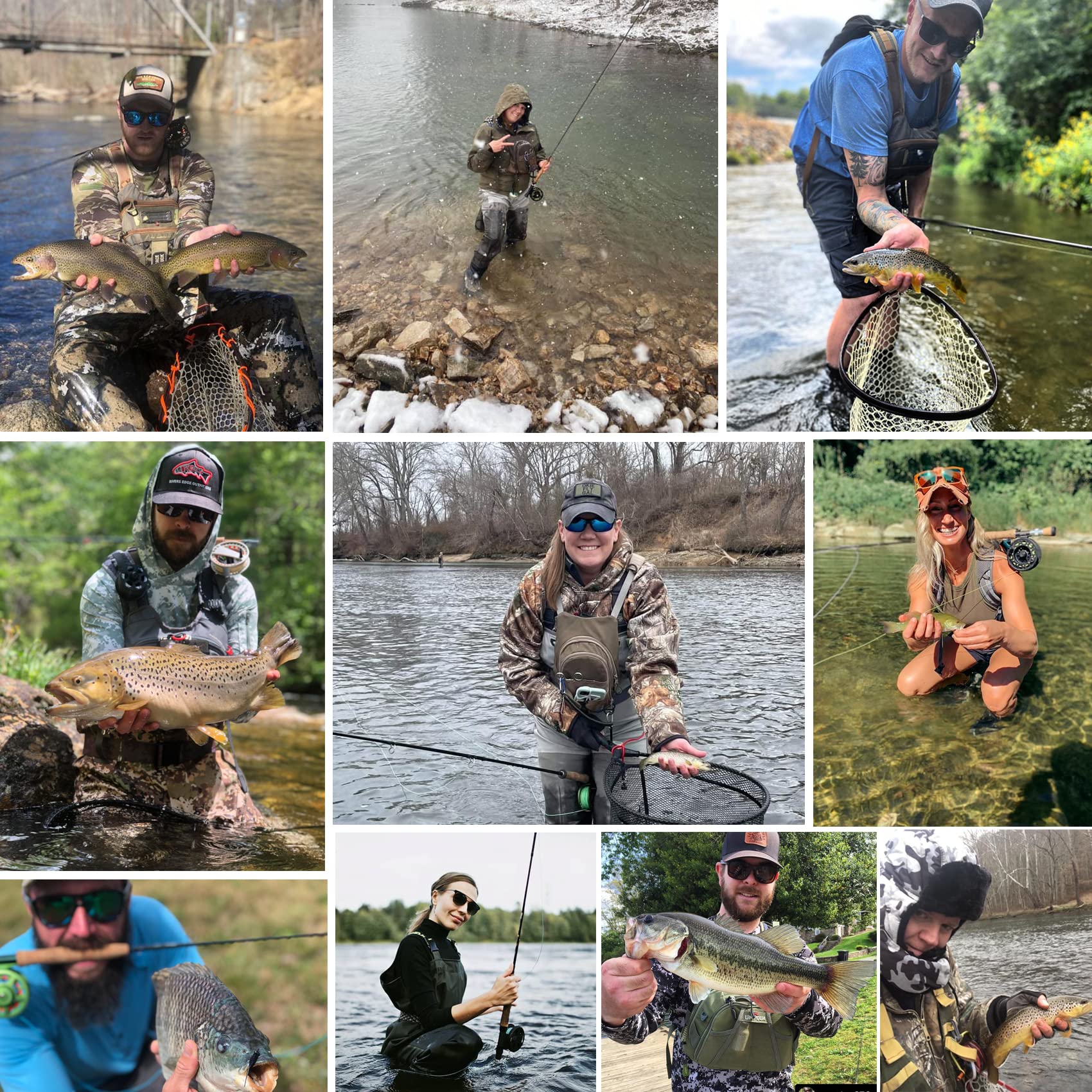 Aventik IM12 Nano Nymph Fly Rod 3/4wt 10ft 4Piece Specially Designed Nymph Fast Action (10'6'' LW2)