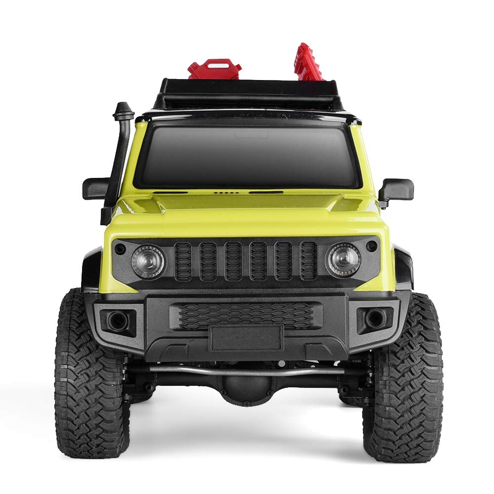 RGT RC Crawler 1:10 4wd Crawler Off Road Rock Cruiser RC-4 136100V3 4x4 Waterproof Hobby RC Car Toy (Yellow)