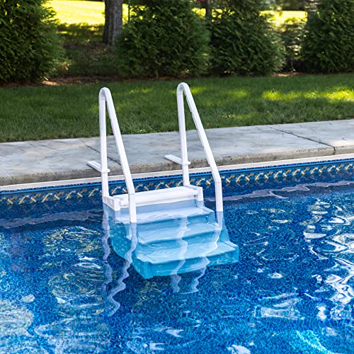 Blue Torrent Easy Pool Step Ladder for Above-Ground Pools