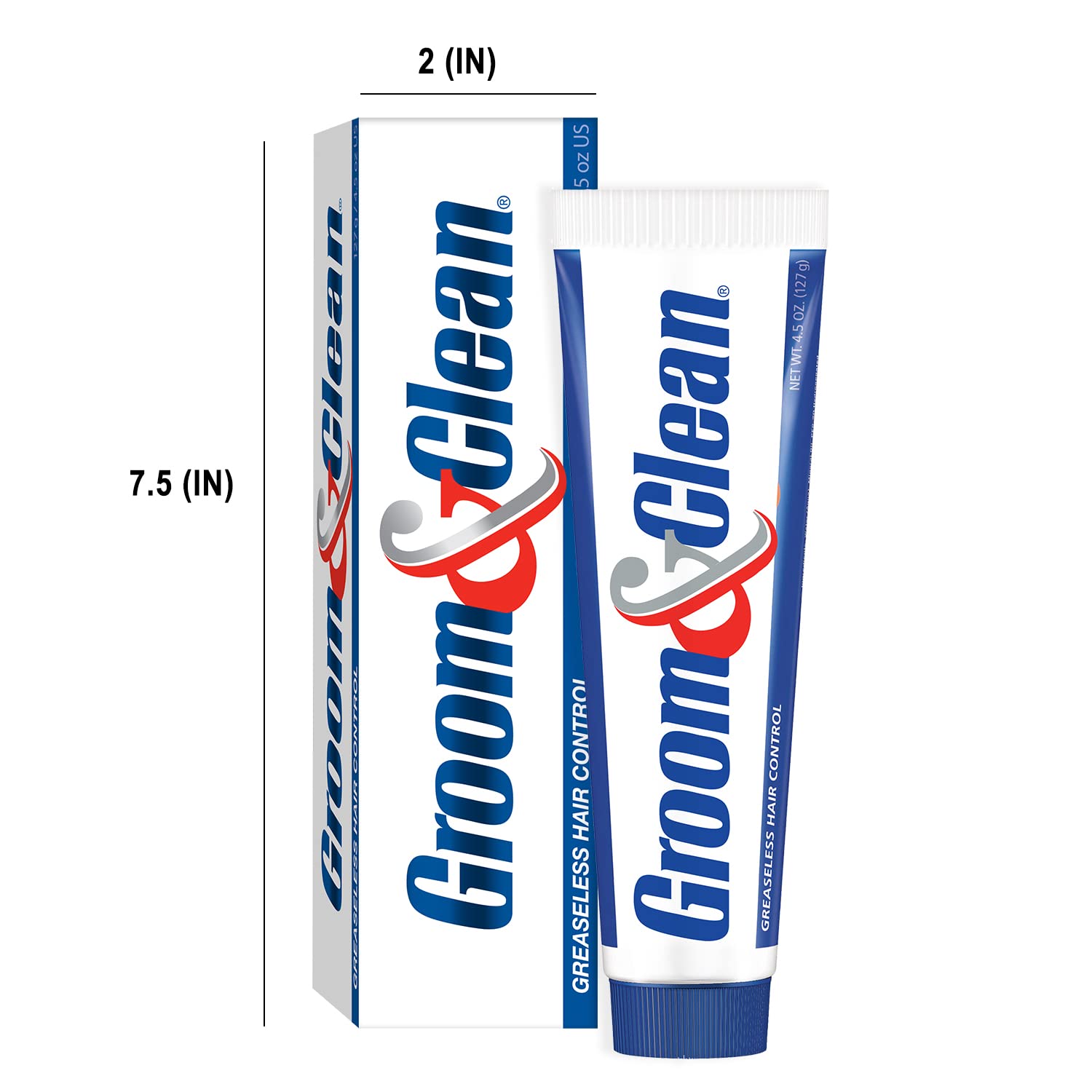 Groom & Clean Hair Control Cream 4.5 Oz (Pack of 6)