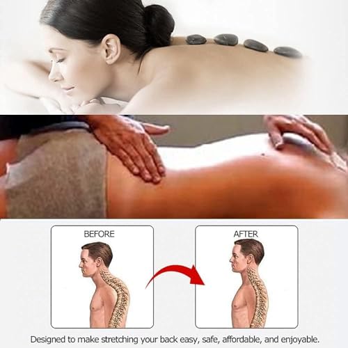 Back Stretcher / Cracker, Spine Board, Multi-Level Back Massager Lumbar, Pain Relief Device for Herniated Disc, Sciatica, Scoliosis, Lower and Upper Back Stretcher Support
