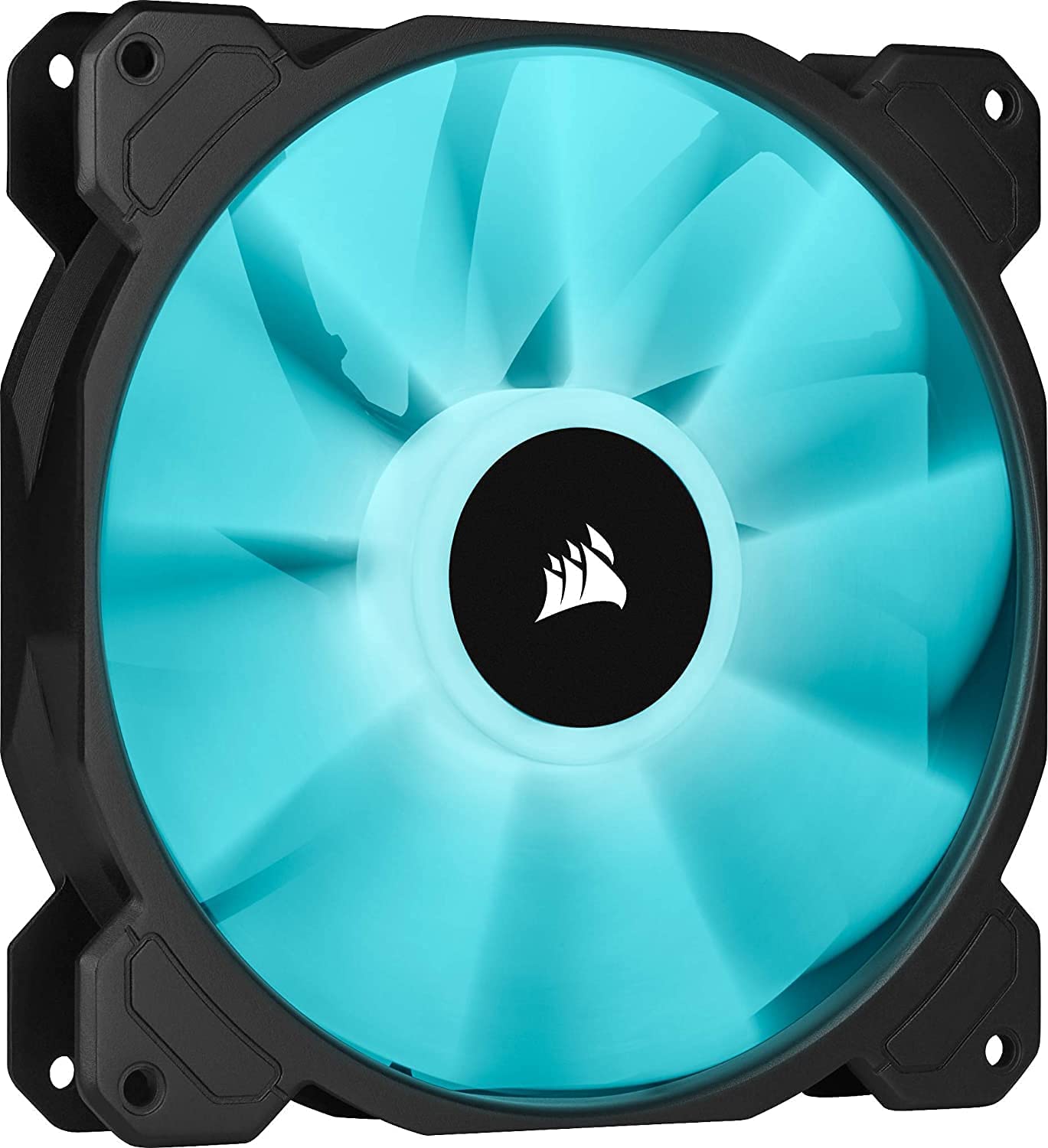 CORSAIR iCUE SP140 RGB Elite (CO-9050111-WW) Performance 140mm PWM Dual Fan Kit with Lighting Node CORE (Renewed)