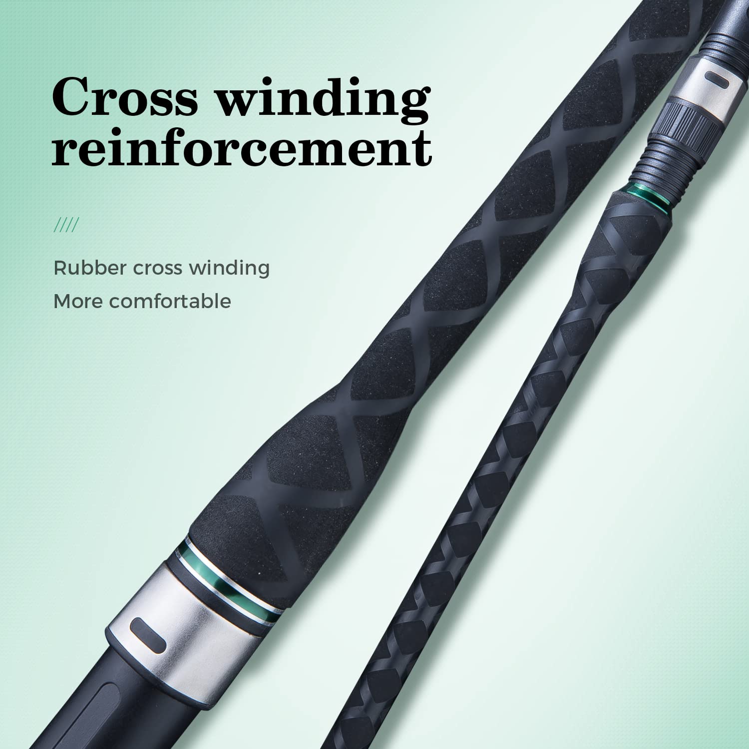 BERRYPRO Surf Spinning Rod IM8 Carbon Surf Fishing Rod (9'/10'/10'6''/11'/12'/13'3'') (10'-Casting-2pc)
