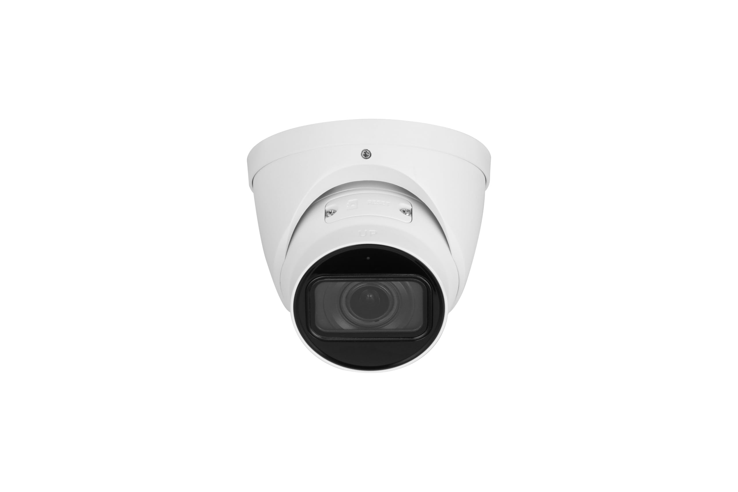 EmpireTech 4K 8MP 1/1.8" CMOS IR Turret Smart AI IP Camera,2.7mm–12.0mm Motorized Lens,Built-in MIC,SMD 3.0,Face Detection,Smart Object Detection,IVS,IPC-T58IR-ZE S3 Version White