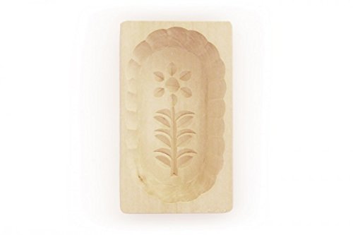Traditional Polish Dainty Flower Wooden Butter Mold
