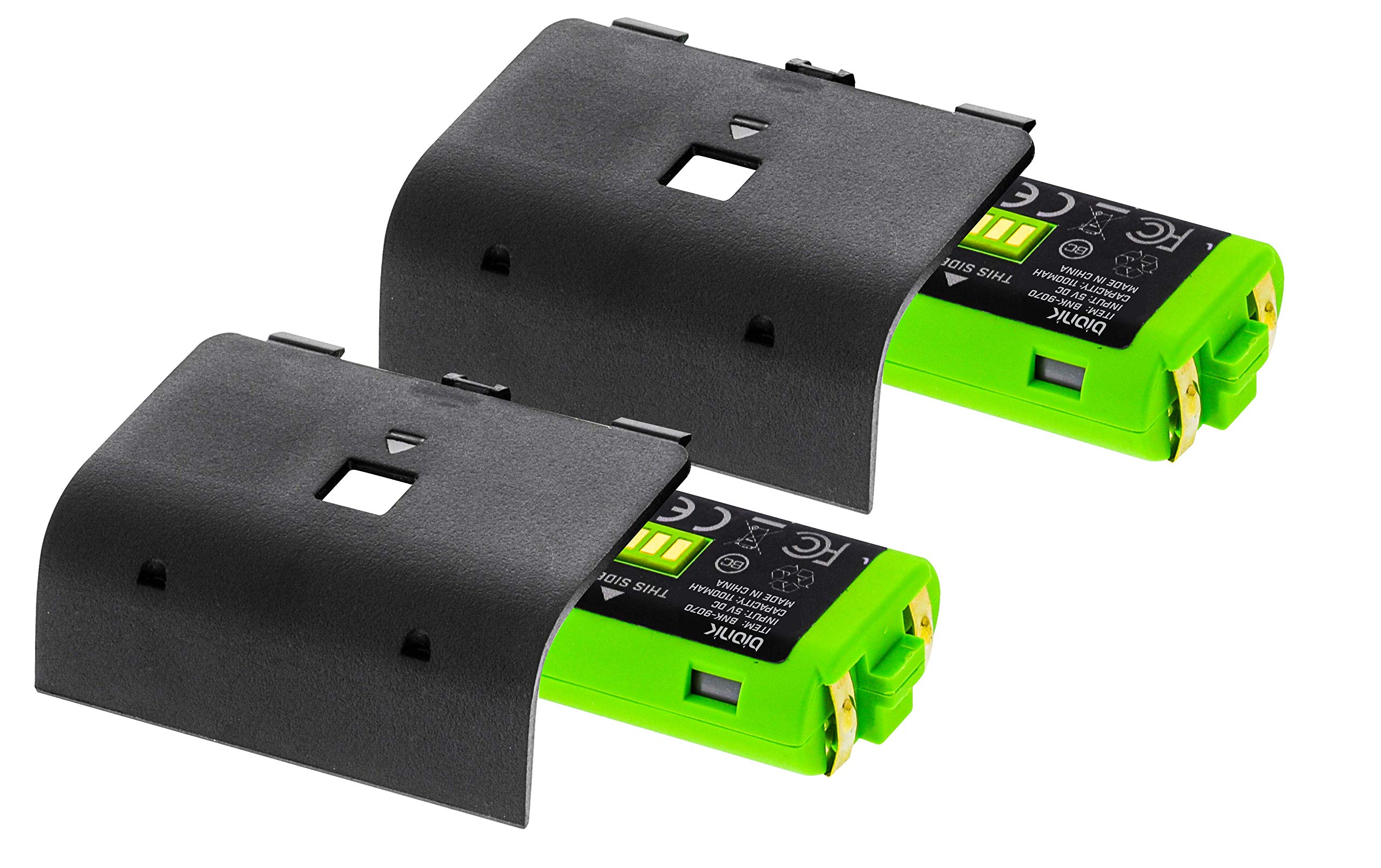 Bionik Power Stand for Xbox Series X/S: Dual Charge & Storage Dock with 2 Rechargeable Batteries-Power Adapter Included (BNK-9070) - Xbox Series X