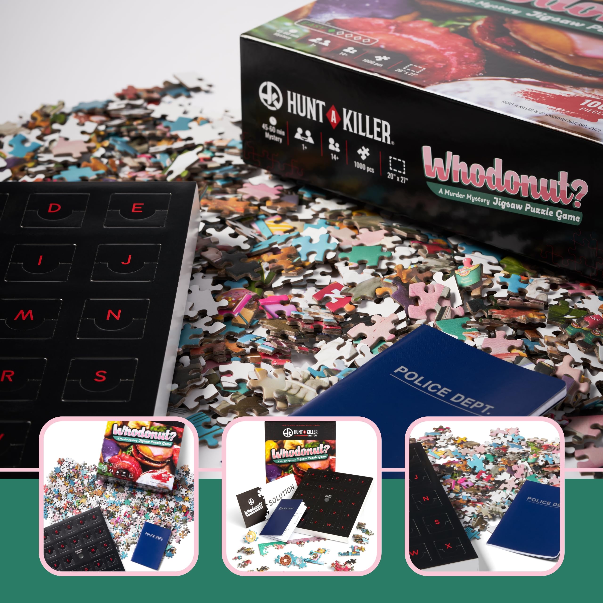 Hunt A Killer: Whodonut? Murder Mystery Jigsaw Puzzle