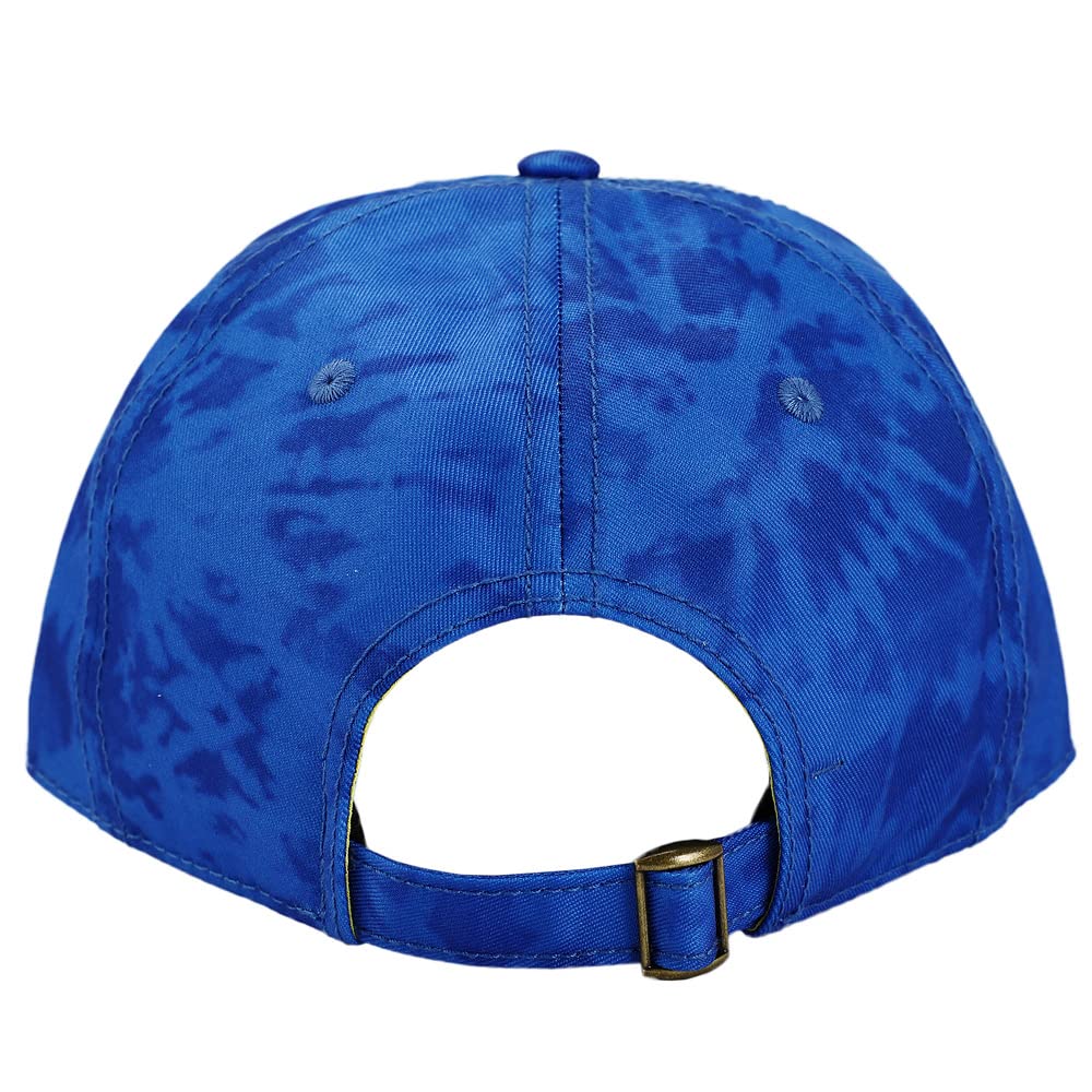 Bioworld Pokeball Embroidered Blue Tie Dye Cotton Twill Pokémon Baseball Hat