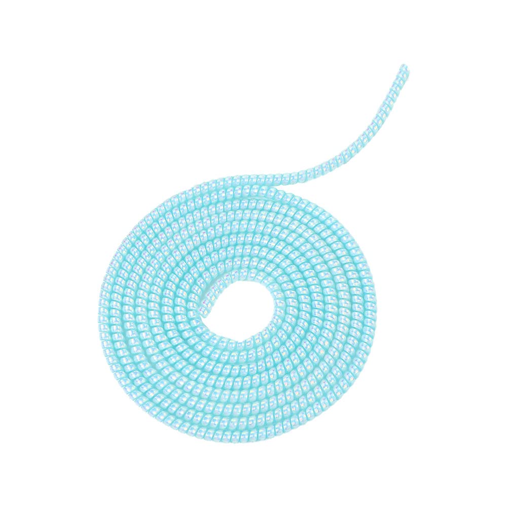 Cable Protector for Charger, DIY Cable Protector Charger Wire Saver, Data Line Cable Saver Organizer, Data Cable Protectors(Laser Blue)