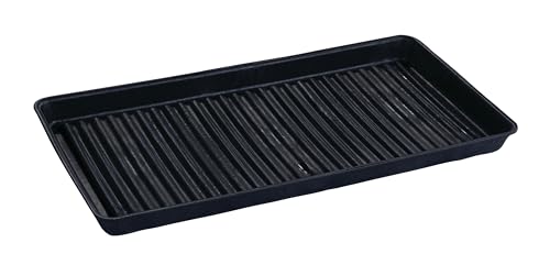 Eagle 1677BLK Containment Utility Tray, 36" Length x 18" Width x 2" Height, Black