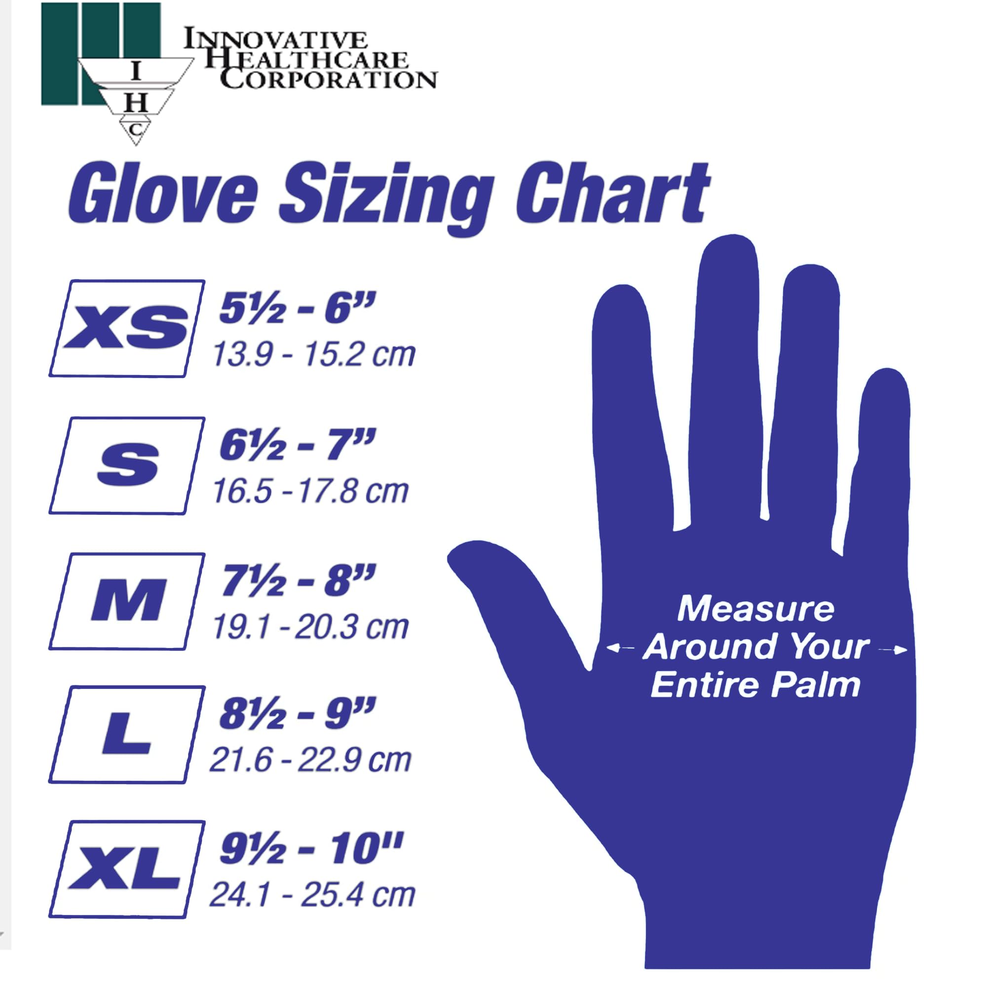 Blackwork Worldwide Pulse Logic 171 - (100 Gloves Per Box) Powder-Free - Nitrile Exam Gloves, Blue, Latex-Free, (Single Box - Large)