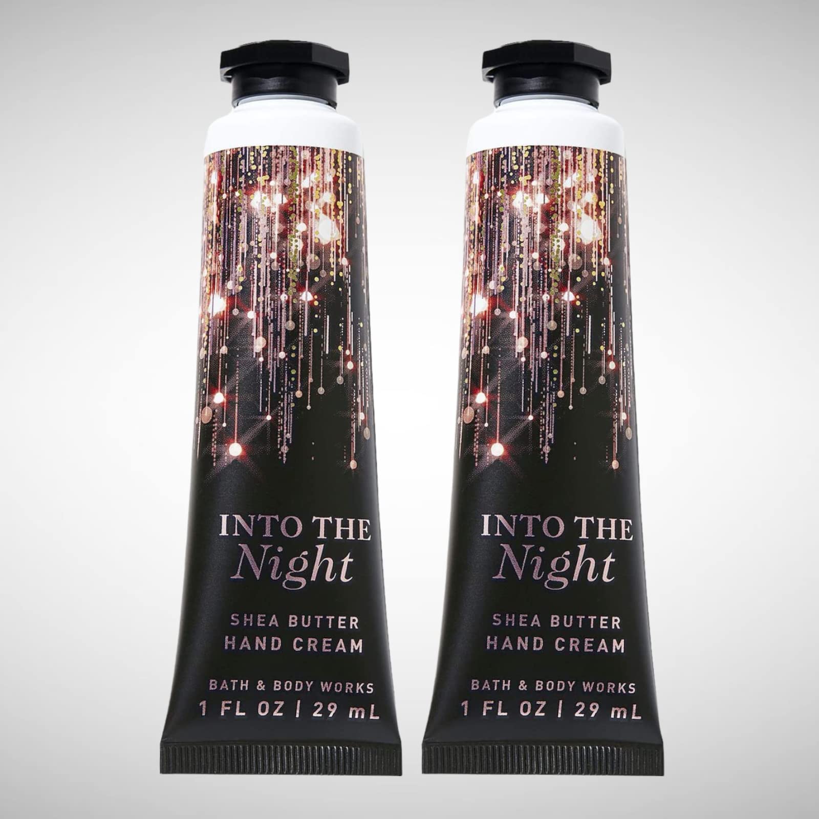 Bath & Body Works Into The Night Hyaluronic Acid Hydrating Hand and Body Cream 1.0 Fluid Ounce, 2-Pack (Into The Night)