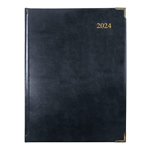 Brownline 2024 Executive Daily Planner, Appointment Book, 12 Months, January to December, Sewn Binding, 10.75" x 7.75", Trilingual, Assorted Colors (CBE514.ASX-24)