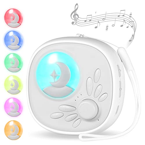 Yoobao White Noise Machine Baby, Portable Baby Sound Machine with 27 Soothing Sounds, Baby Sleep Soother with Night Light, Recording, Crying Sensor and Child Lock, USB Rechargeable