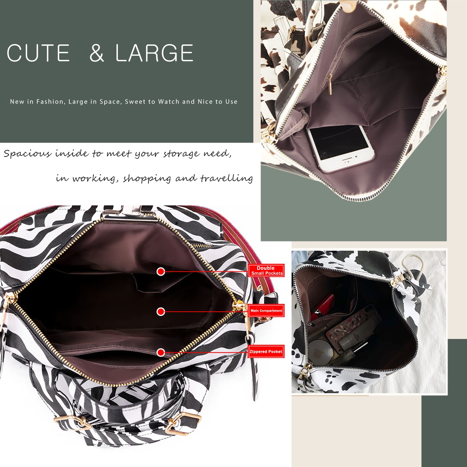 Backpack Purse for Women PU Leather Handbag Fashion Shoulder Purse Cute Lady Travel Bag with Adjustable Straps