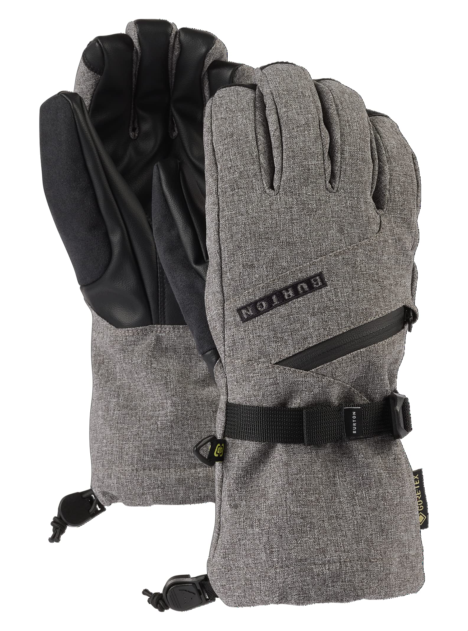 Burton Women's Gore-TEX Gloves, Gray Heather, M