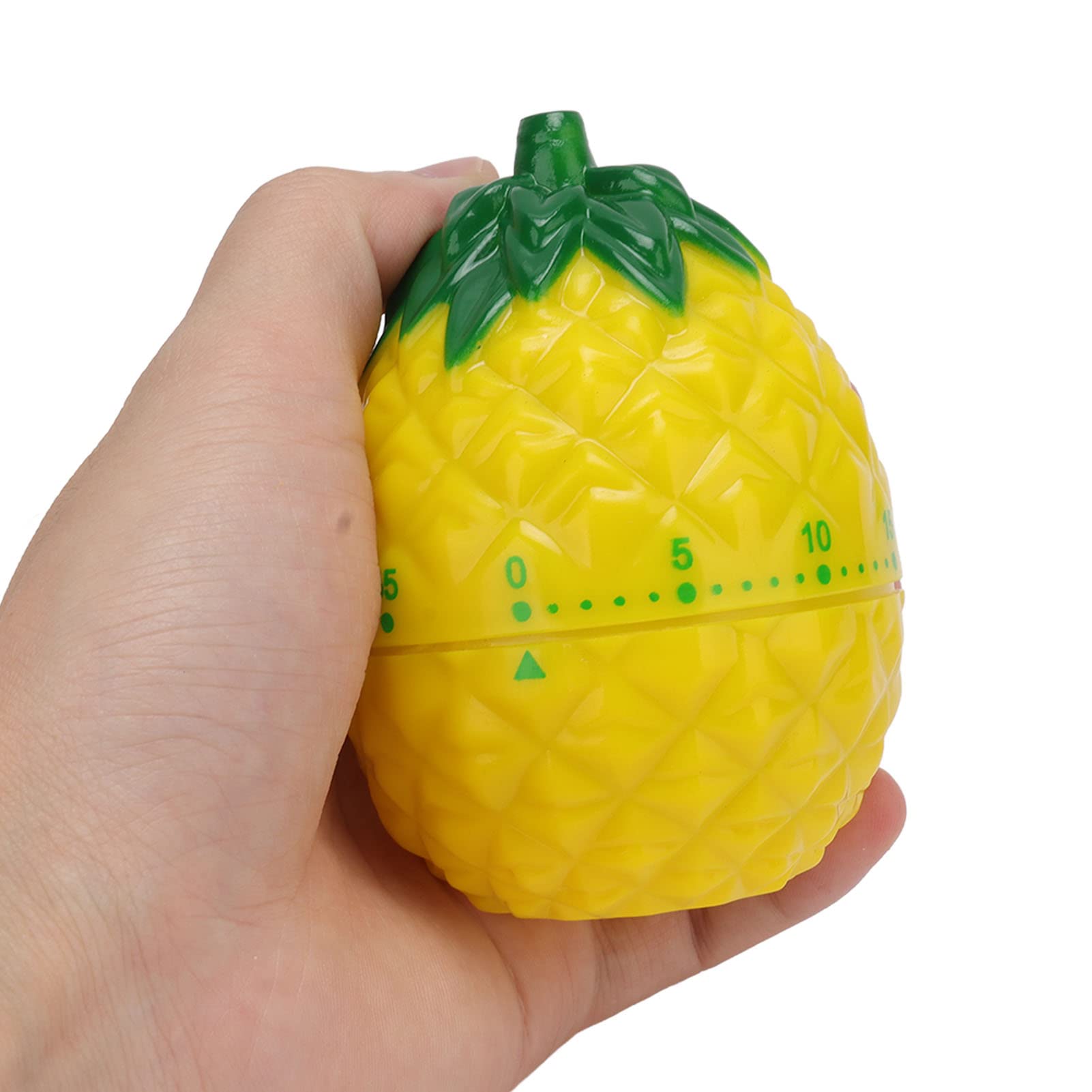 BuyWeek Pineapple Timer, Baking Timer Plastic Cute Kitchen Cooking Timer Reminder for Home (6.4x6.4x8.7cm)