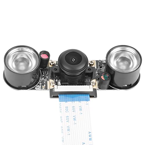 Camera Module Board, Night Vision Camera Module Camera Module, 5 Million Pixels, 850 Fill Lights for Raspberry Pi Family Travel Outdoor