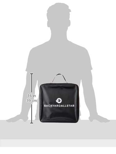 BackyardAllStar | Table Tennis - Ping Pong Paddle Set - 4 Wooden Paddles and 8 Balls with Carrying Bag Organizer for Travel and Storage