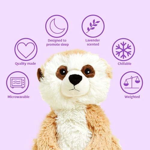 Intelex Warmies Microwavable French Lavender Scented Plush, Meerkat Warmies