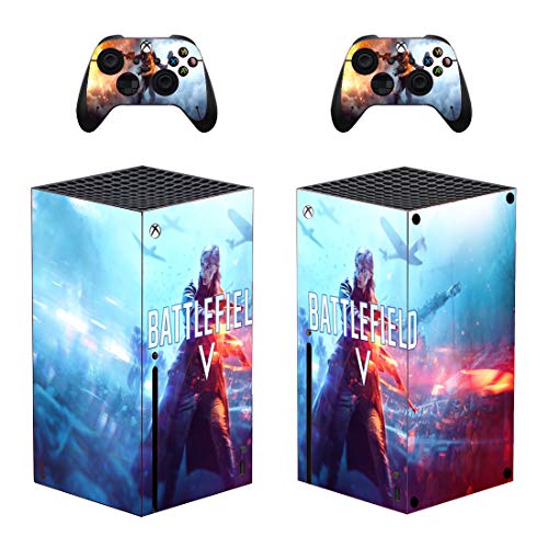 Battlefield Decals Stickers Full Set Faceplate Skin for X-box-One-Series X Protection Kit by KAJAL MANI