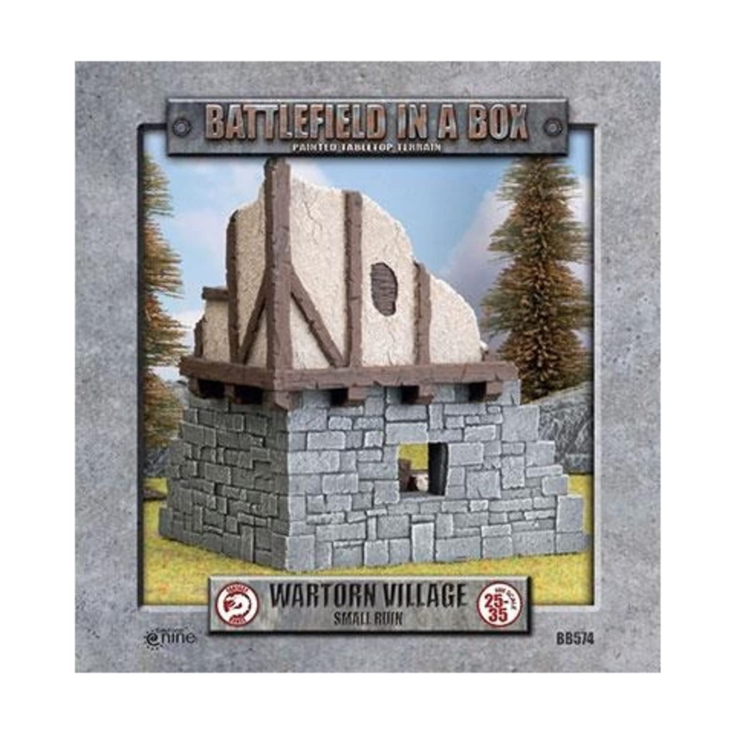 Battlefield in a Box: Wartorn Village - Small Ruin