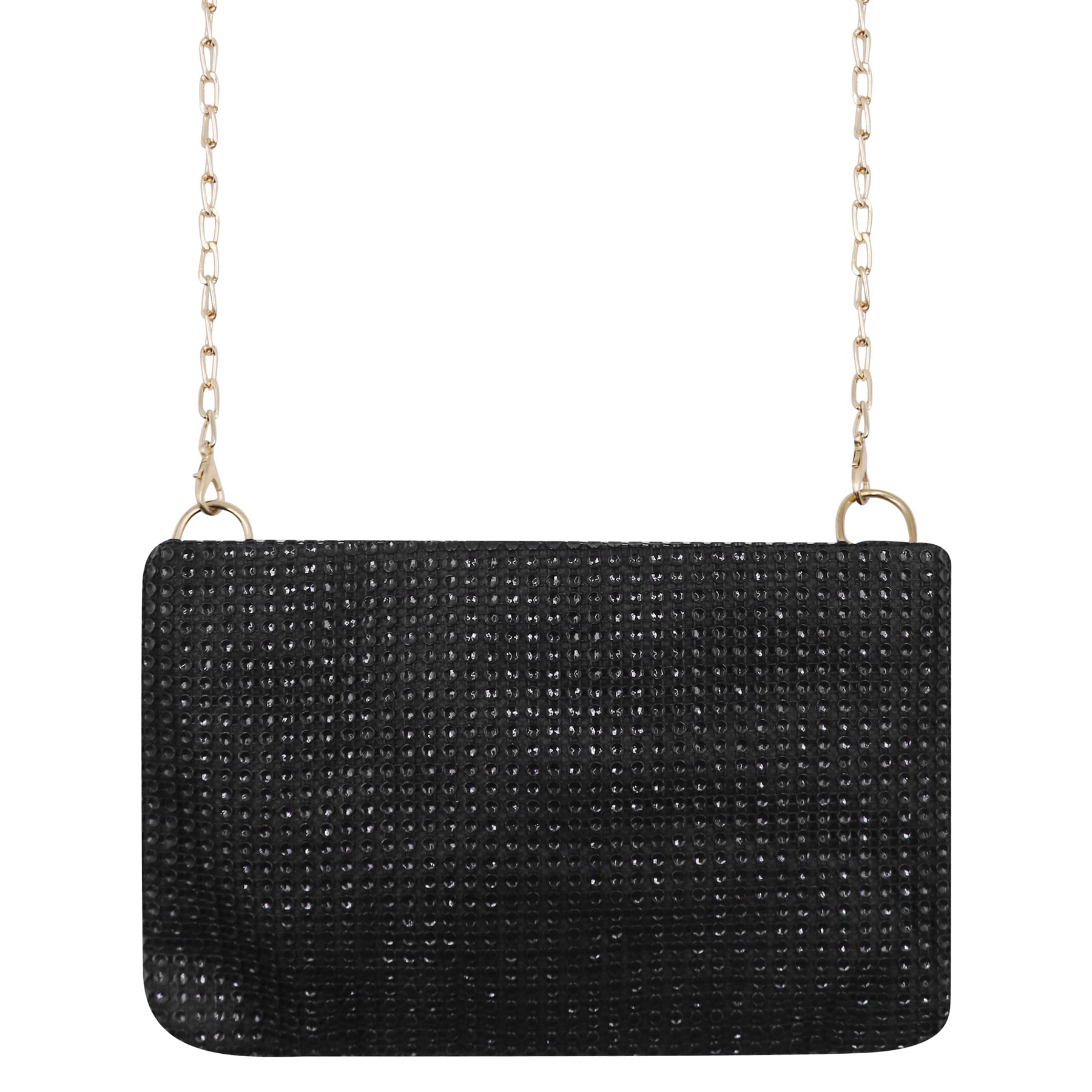 Caviotess Bling Rhinestone Evening Bag for Women Crystal Crossbody Bag Clutch Purse for Party Wedding
