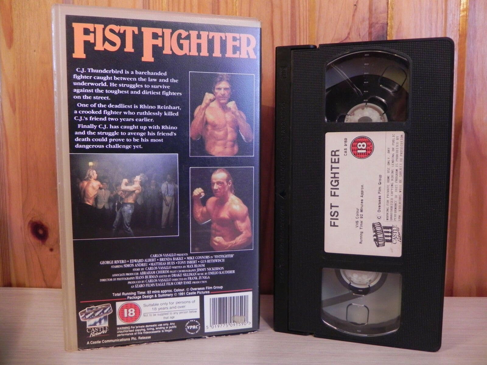 Fist Fighter: (1989) South America - Matthias Hues Action - George Rivero - VHS