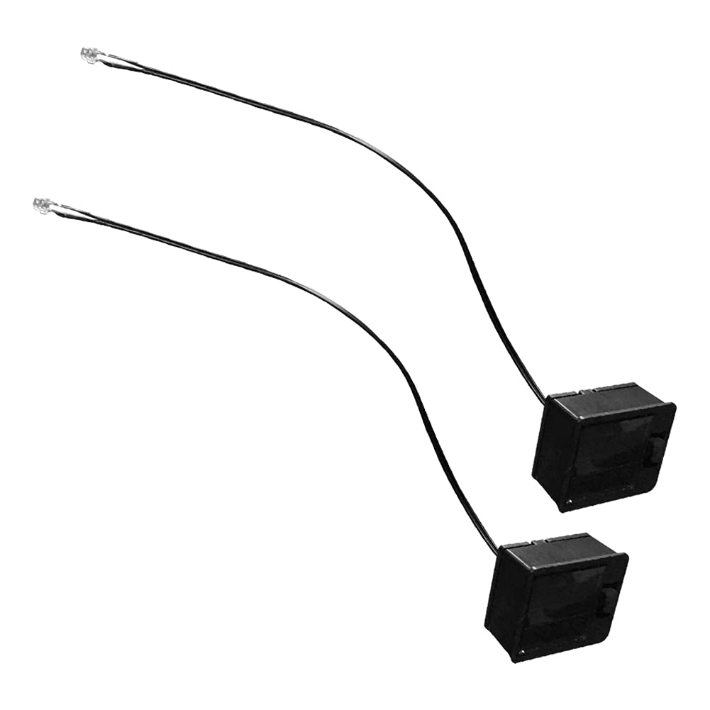 iayokocc 2 Pack Solar Light Replacement Top Parts for Outdoor Hanging Lanterns, Solar Panel Lantern Lid Battery Box Led Lights Bulb Accessories for Garden Patio Walkway Yard