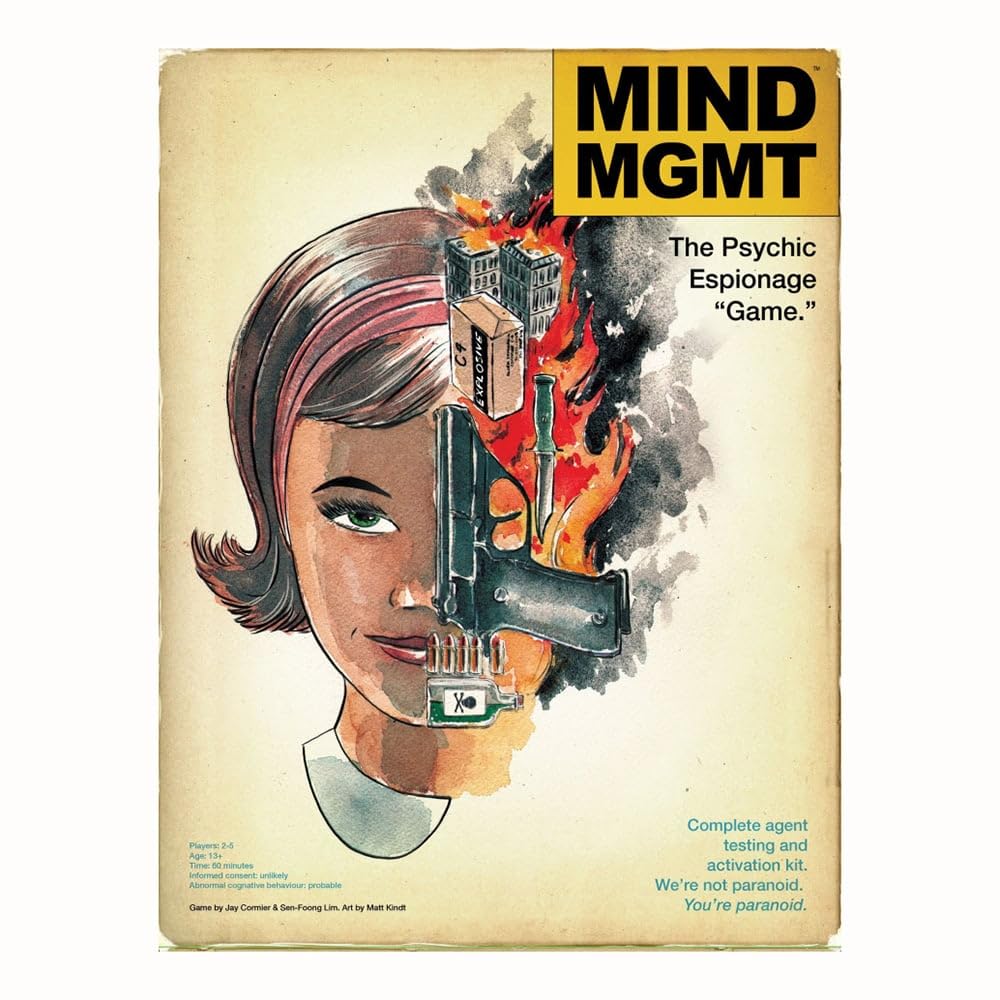 Mind MGMT: The Psychic Espionage Game by KTBG Burnt Island, Strategy Board Game