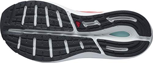 Salomon Sonic 4 Confidence Running Shoes for Women, Persimon/White/Ebony, 9