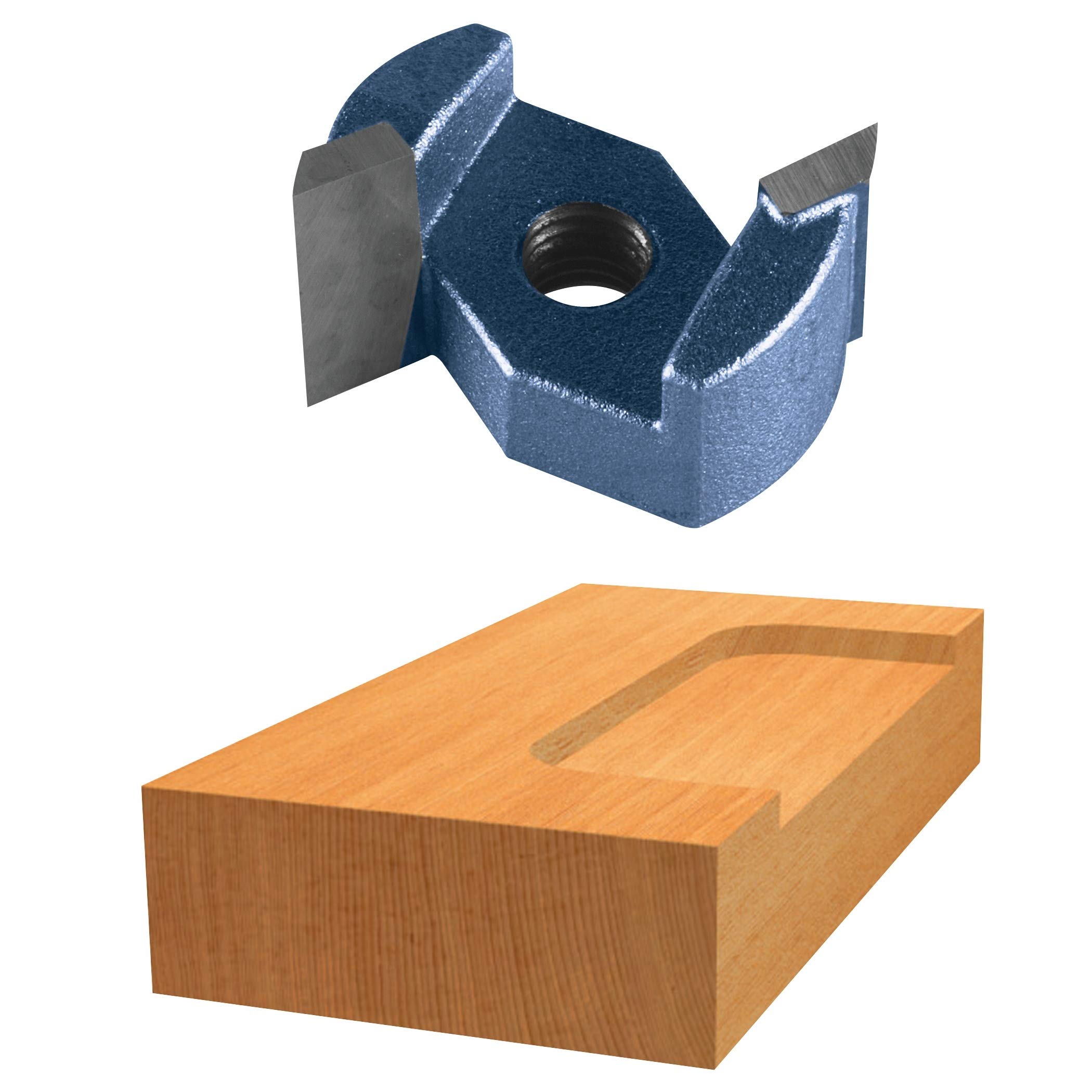 BOSCH 85634B 1-Piece 3/4 In. x 1/2 In. Carbide-Tipped Lock Mortising Router Bit