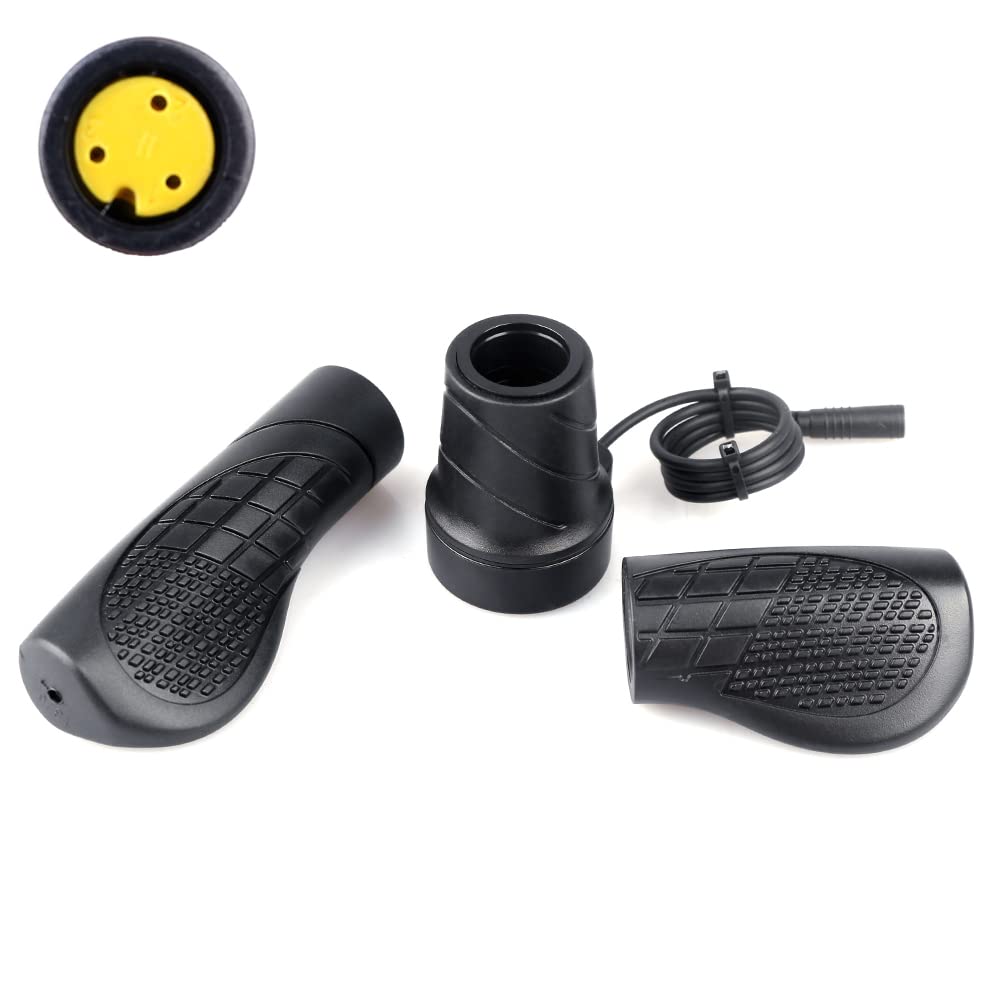 BAFANG Right Half Twist Throttle :Compatible with 8fun Mid Drive Electric Bike Conversion Kit BBS01 BBS02 BBSHD, Waterproof Speed Conrol Throttle Grip for Bicycle Scooter