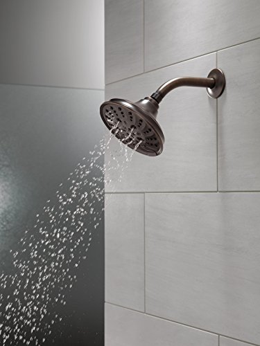 DELTA FAUCET -faucet 52669-RB H2Okinetic 5-Setting Raincan Shower head, Venetian Bronze