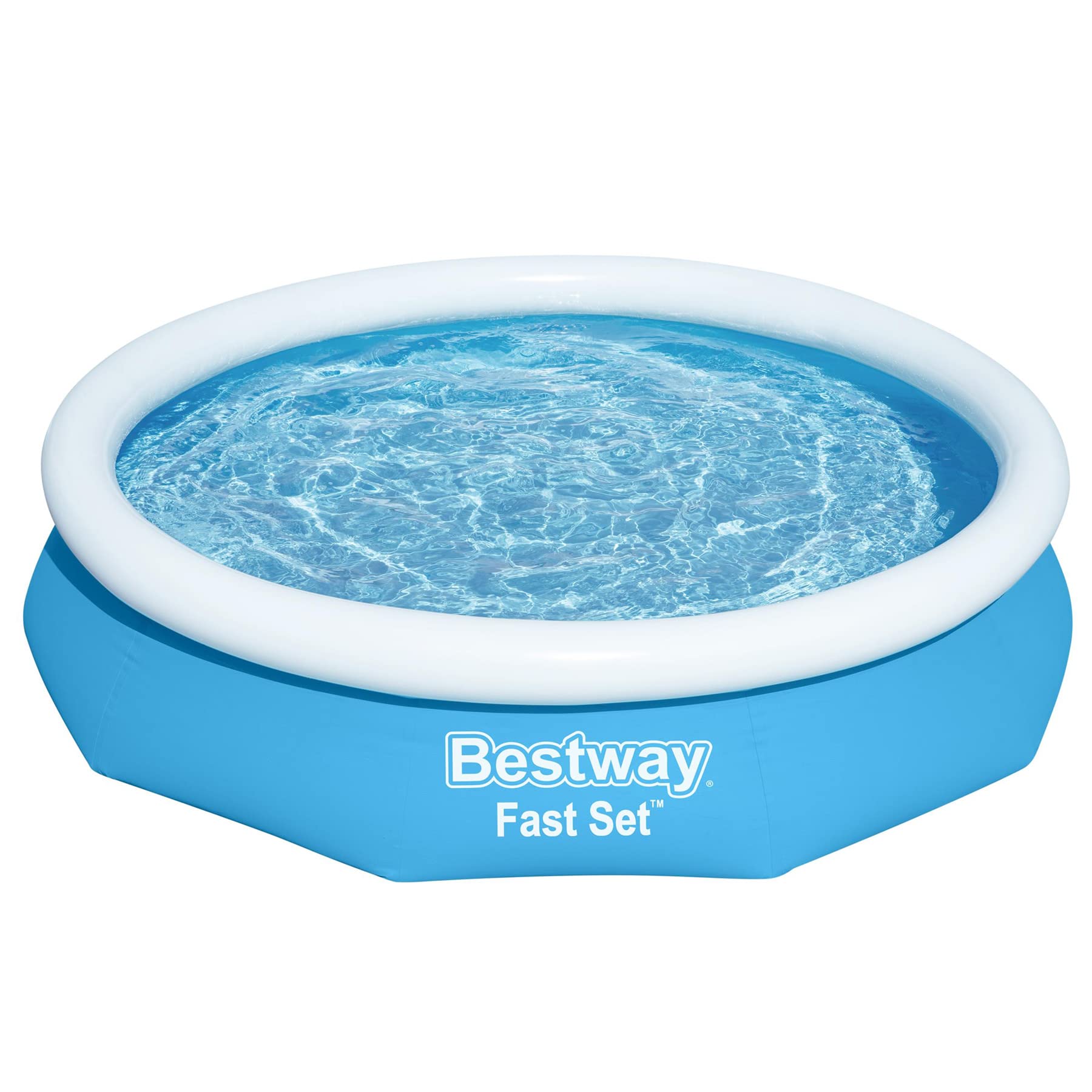 Bestway Fast Set 10’ x 26” Round Inflatable Pool Set