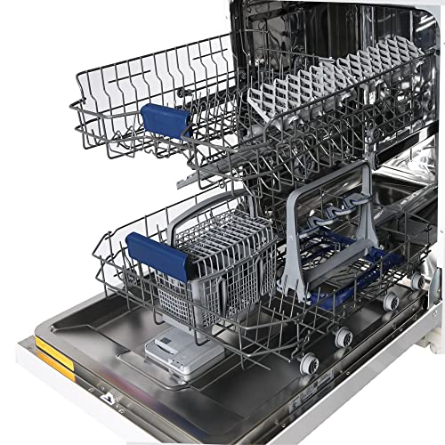 Equator-Europe 24" Built in 14 place Dishwasher with 8 Wash Programs (Black)